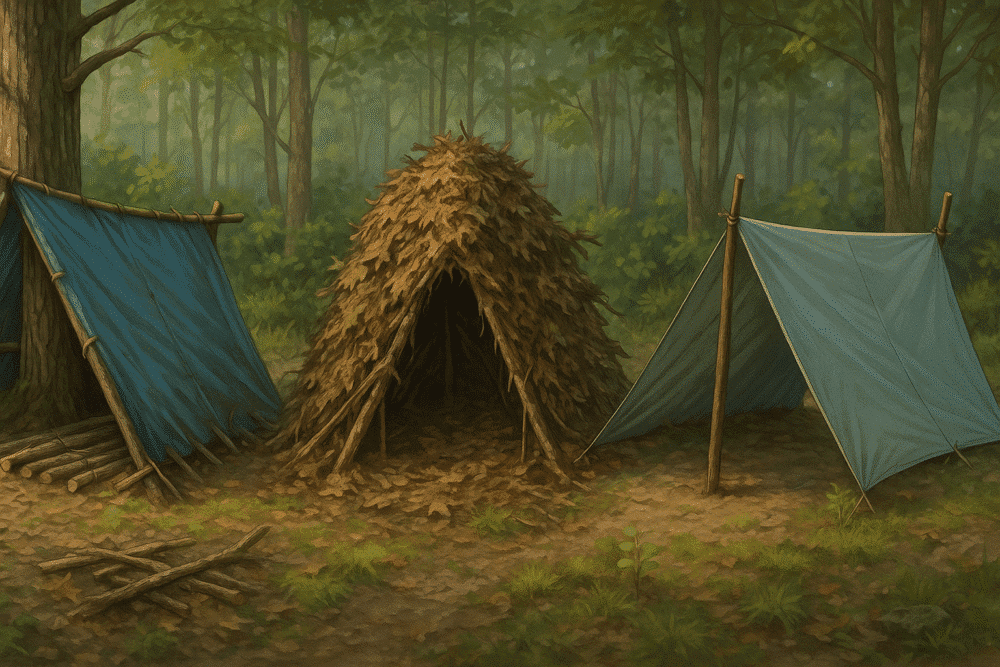 6 Shelter Building Tools for Survival (Stay Dry, Warm & Protected Outdoors)